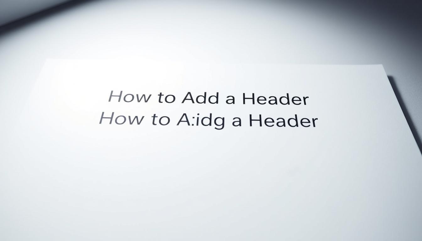 How to Add a Header in Google Docs - Simple Steps